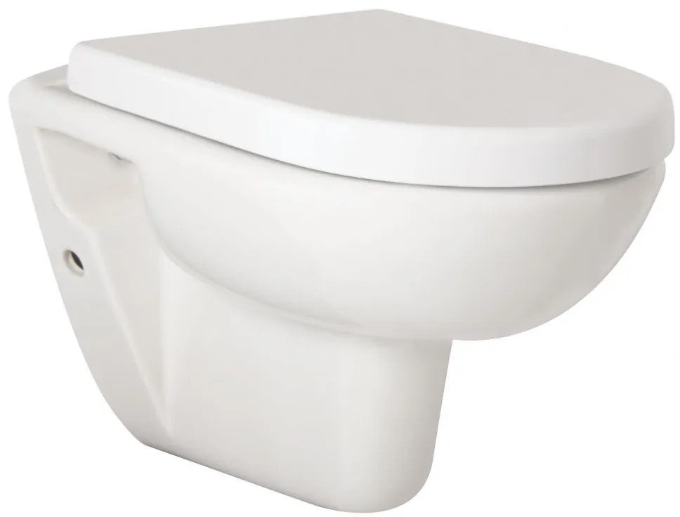 Olsen Spa Závěsné WC COMPACT WC sedátko - Sedátko DUROPLAST - soft close OLKGKO04DAK00+OLKGYM00DRP54