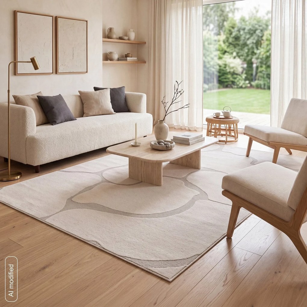 Koberec Alba2, 60x100 cm, béžová