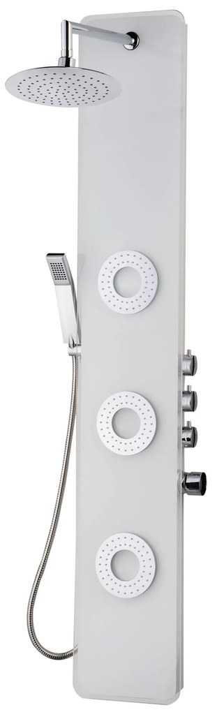 Novoterm Sprchový hydromasážní panel NV-Tore bílý