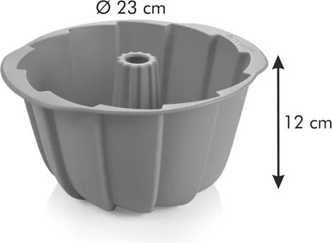 TESCOMA Bábovka vysoká DELÍCIA SiliconPRIME ø 23 cm, klínky