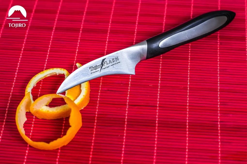 TOJIRO Flash japonský kuchařský loupací nůž na ozdobné vykrajování 70 mm (FF-PE70)