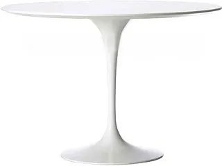 Kulatý jídelní stůl Tulip 120 cm, bílá