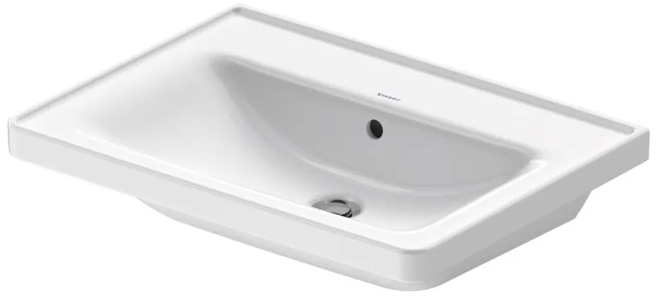 Duravit 2367650060 - Závěsné umyvadlo D-NEO 65x48 cm keramika/lesklá bílá