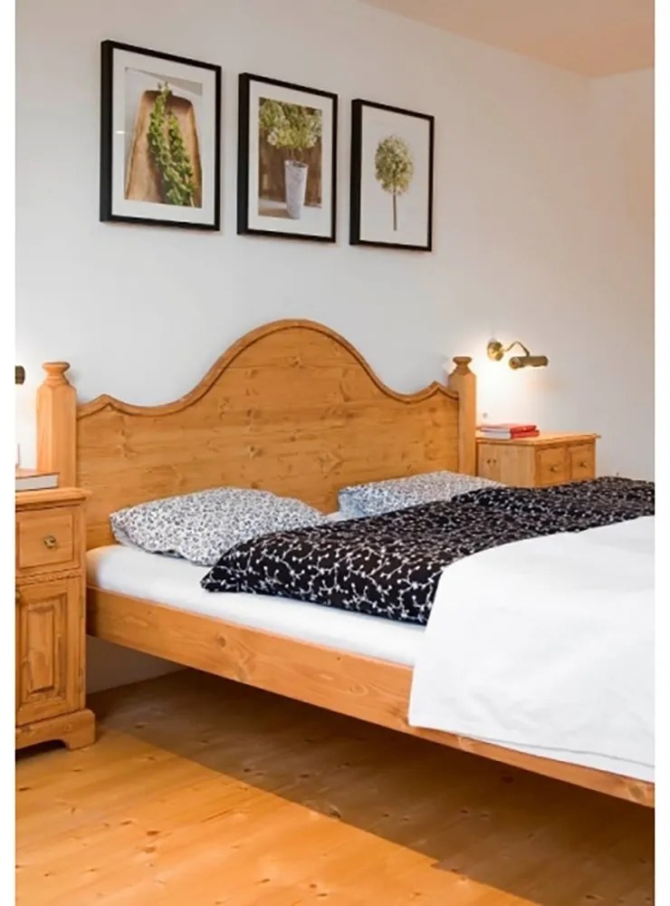 Dřevěná postel rustical 00604 - unis-n