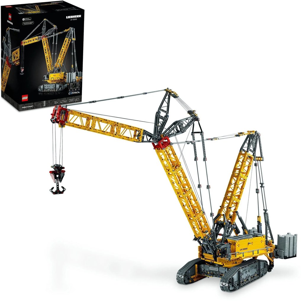 Lego stavebnice lego technic 42146 pásový jeřáb liebherr lr 13000