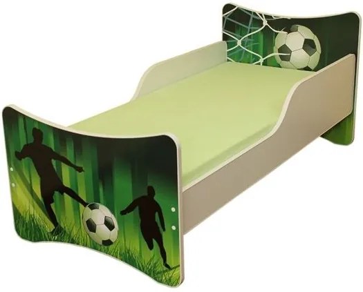 MAXMAX Dětská postel 160x70 cm - FOTBAL