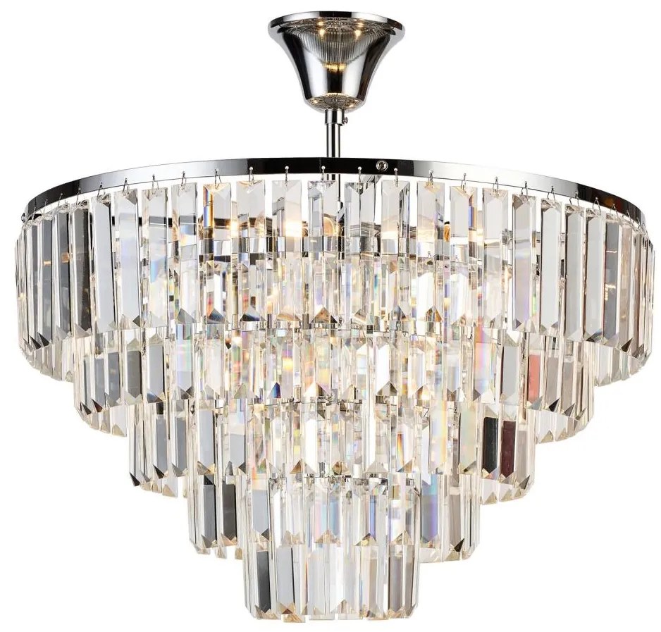 Brilagi - Přisazený lustr CRYSTAL 5xE14/40W/230V lesklý chrom