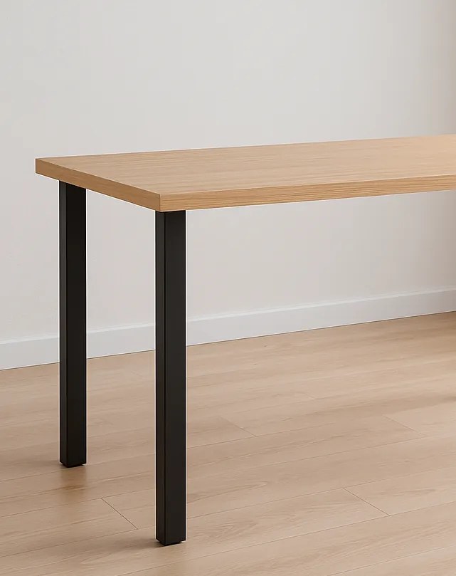 In-Design Stolová noha NYKO 60x60, černá matná s rektifikací Výška nohy (mm): 710