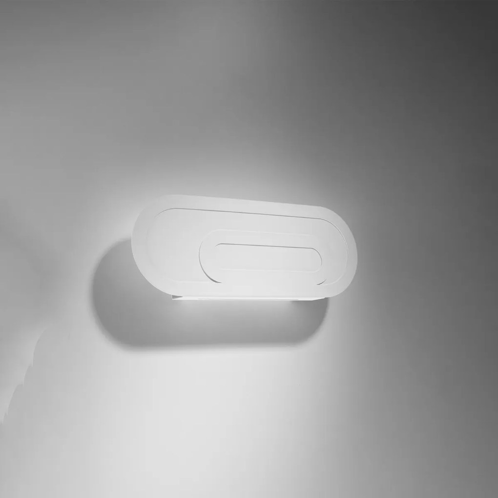 Sollux Lighting Nástěnné svítidlo SACCON bílé