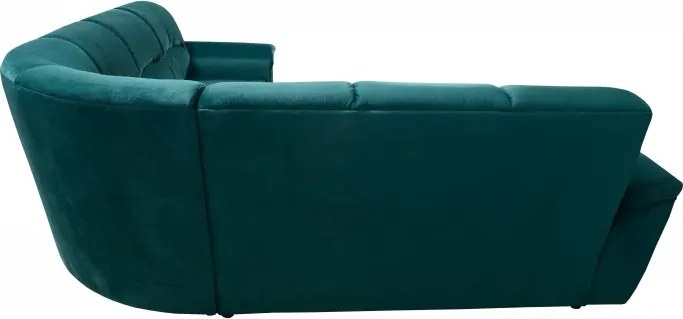 Rohová sedací souprava MAX, růže+hnědá (3995/105+2050/11)