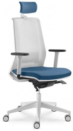 LD seating Kancelářská židle LOOK 271-HO bez područek SYS - synchronní mechanismus s blokací v pěti pozicích LÁTKY 2 / VALENCIA, XTREME, ASPECT, STYLE, CURA 2021 SÍŤOVINY NET