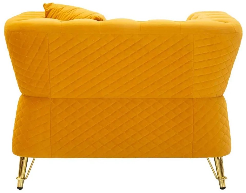 Designové křeslo Washakie hořčičné