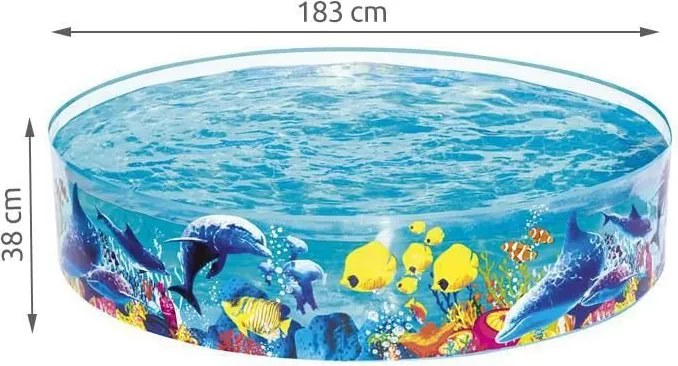 Expanzní bazén pro děti 183x38cm BESTWAY 55030