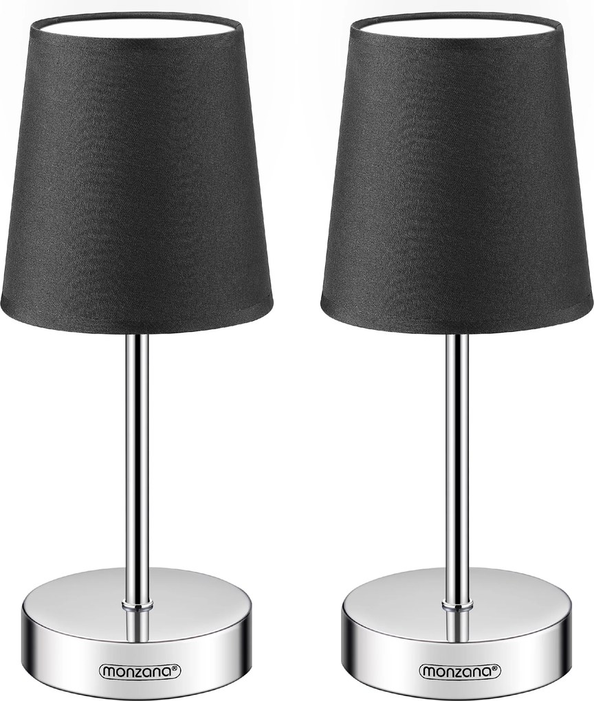 Stolní lampa Lumière sada 2 ks antracitová 32x13x13cm