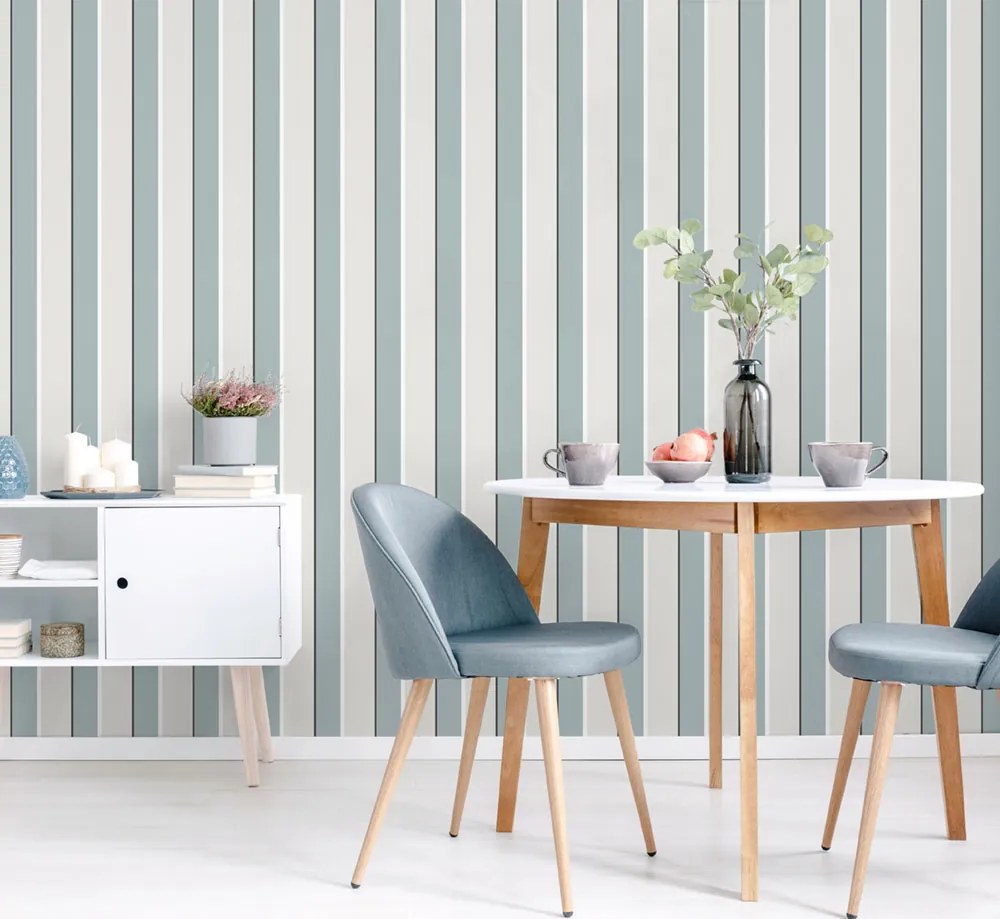 Béžová vliesová tapeta s pruhy 6508-5, Batabasta, ICH Wallcoverings