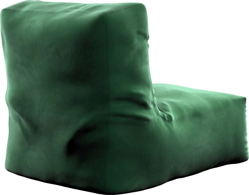 Vakové křeslo s výběrem látky barva zelená látka lesklé, sametová