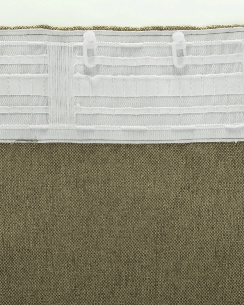 Hotový závěs BASIC s řasící páskou 140x300cm světle hnědý