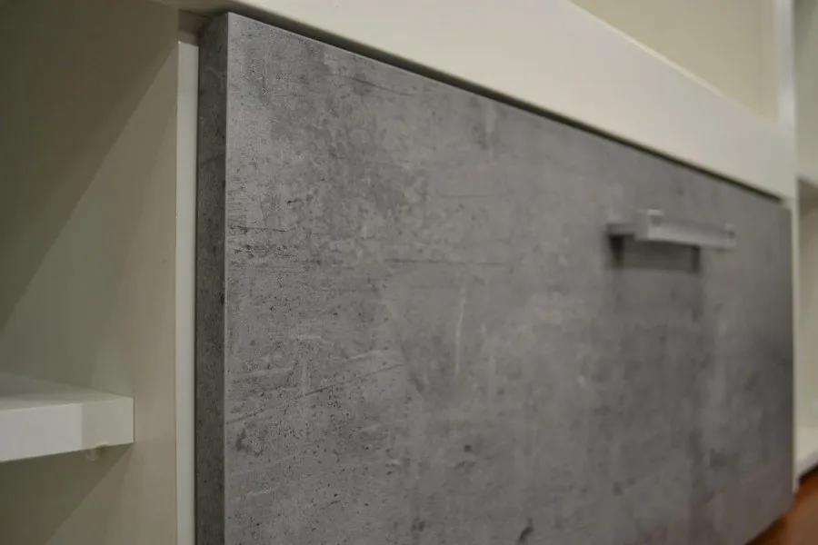 Falco Obývací stěna, sestava SAMIR bílá/beton