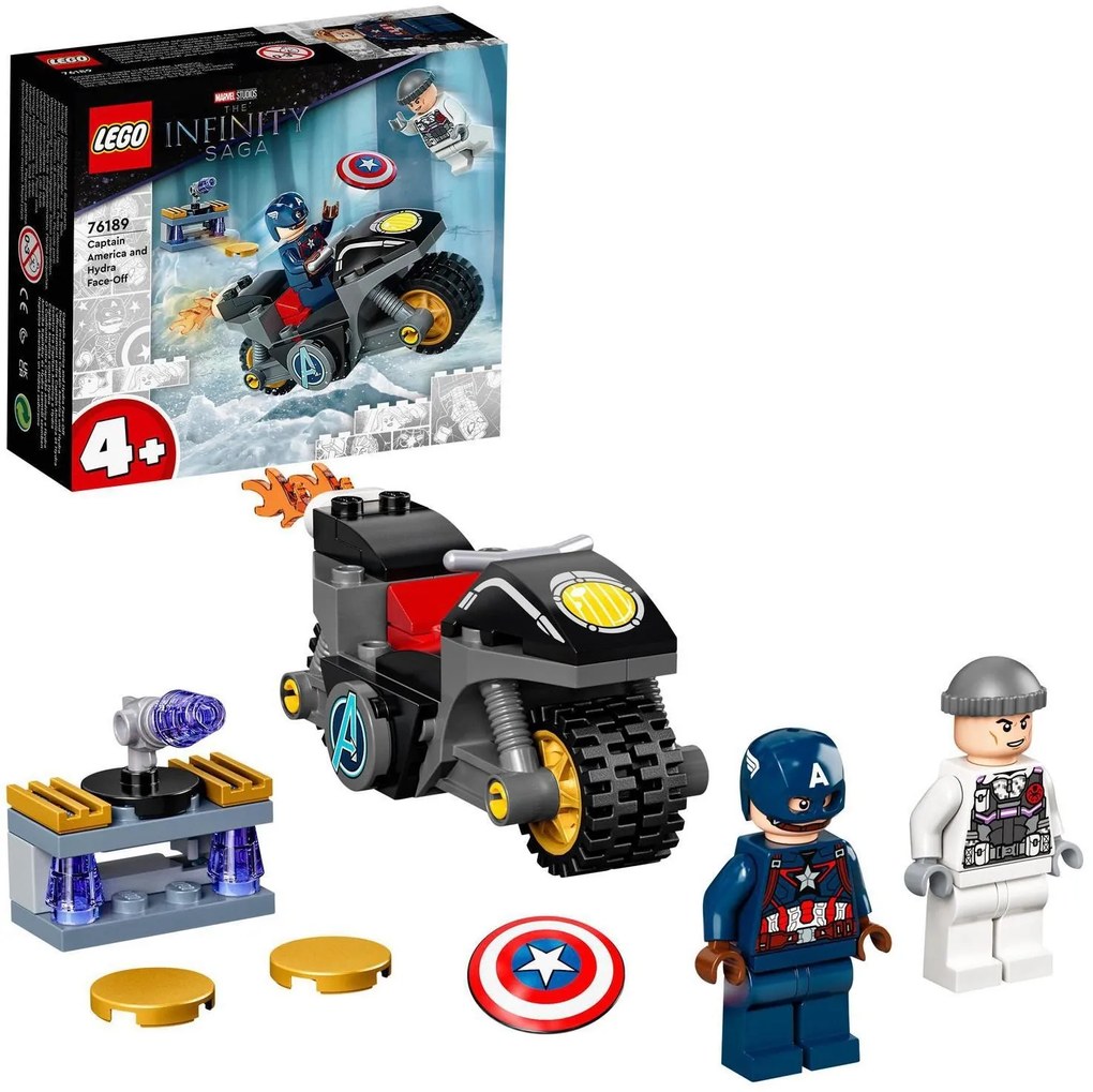 Lego stavebnice lego marvel avengers 76189 captain america vs. hydra