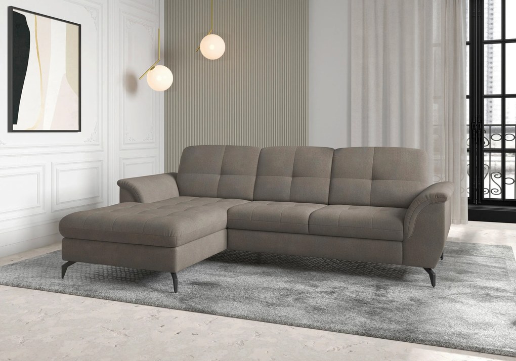 XXXLutz ROHOVÁ SEDAČKA, textil, jílová barva Sit & More - Sedací soupravy - 000144013330