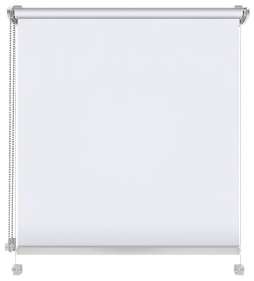 Gario Roleta Mini Standard Hladká Bílá Výška: 150 cm, Šířka: 37 cm