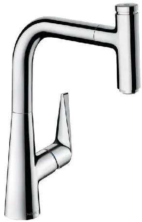 Hansgrohe Talis M51 - Dřezová baterie M5115-H220 s výsuvnou sprškou, sBOX, chrom 73852000