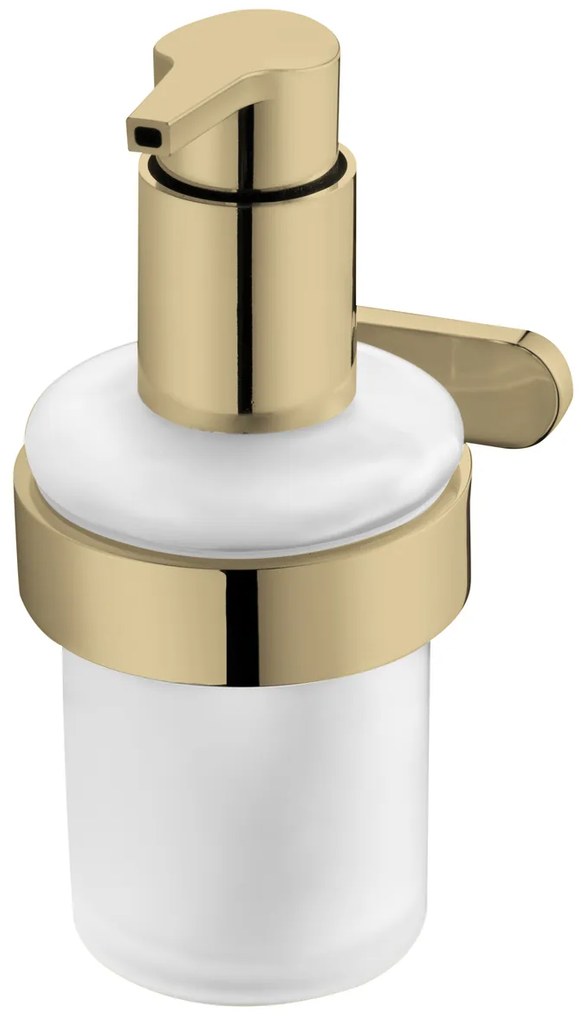 BISK Erga Nature Gold, nástěnný dávkovač mýdla, zlatá lesklá, ERG-05850