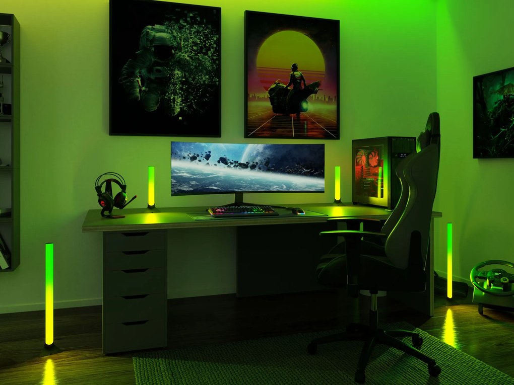 Paulmann 78878 EntertainLED Dynamic, sada 2ks světelných RGB lišt do USB, délka 30cm, 2x0,6W , dálkové ovládání
