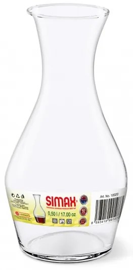 Skleněná karafa, Simax, RONDO 0,5 l