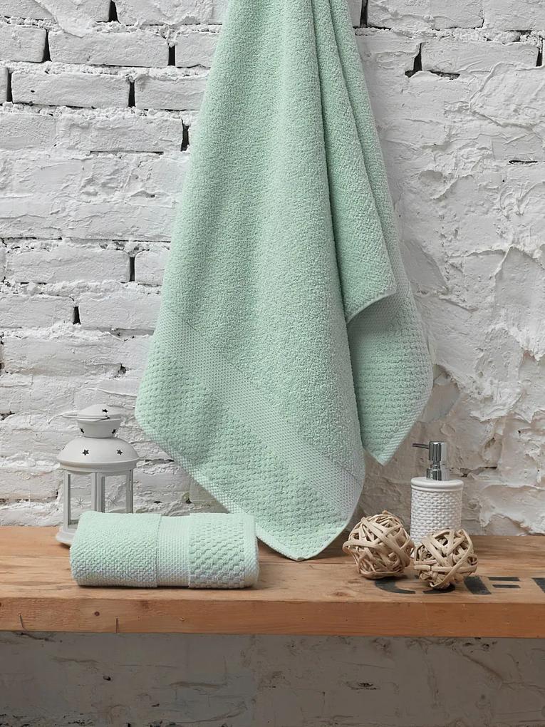 Matějovský Froté ručník SIGMA, velur, pastelově zelená, 50x90cm | BIANO