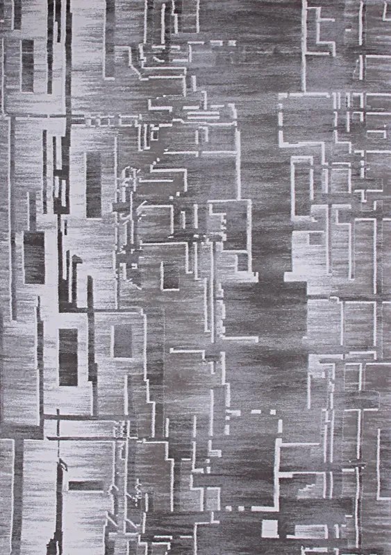 Balta  Kusový koberec Donna W2219/C5328 šedý 80 x 150