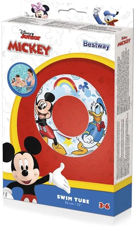 Dětský nafukovací kruh Bestway Mickey a přátelé 56 cm