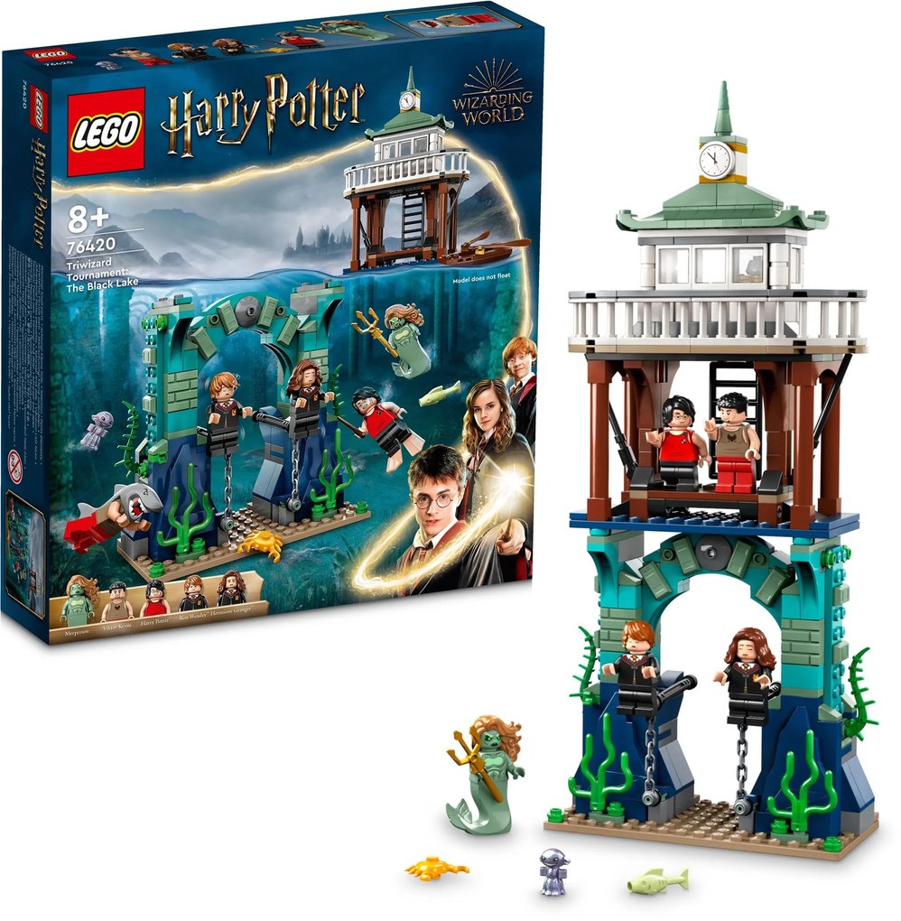 Lego stavebnice lego harry potter 76420 turnaj tří kouzelníků: černé jezero