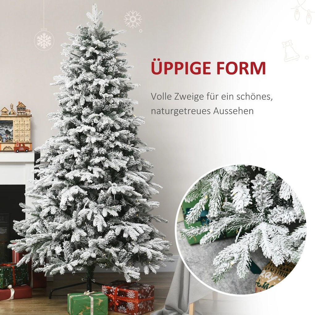 Umělý vánoční stromek s osvětlením 180cm