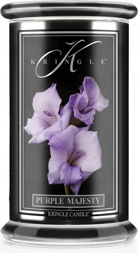 Purple Majesty – Kringle Candle – velká svíčka se dvěma knoty (624 g)