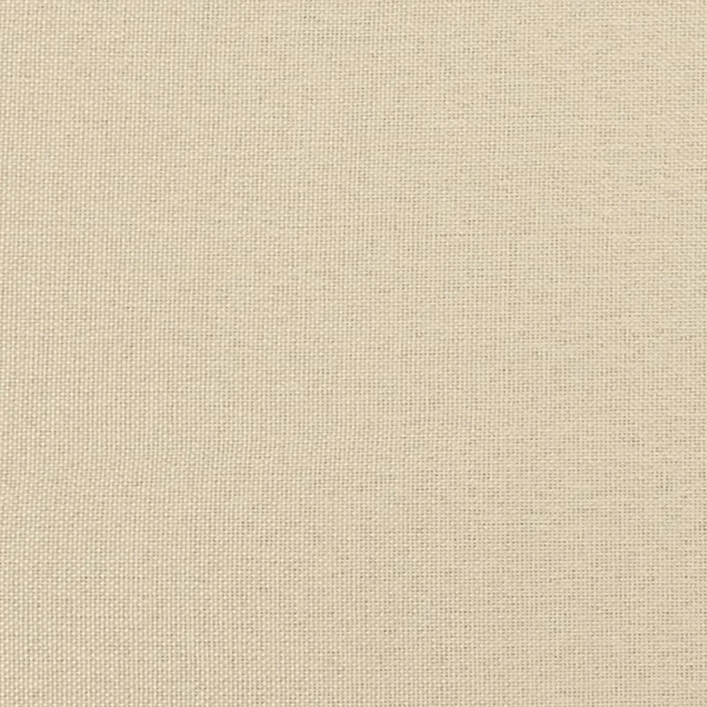 3místná pohovka s podnožkou krémová 180 cm textil 3201137