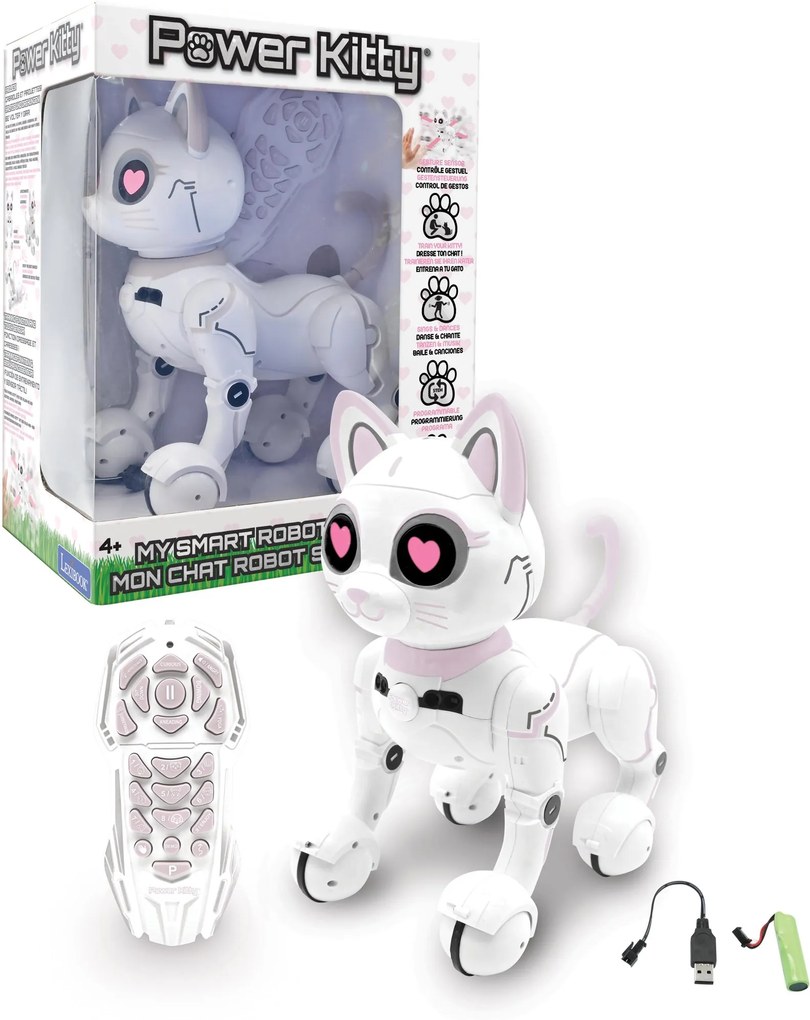 Robot lexibook chytrá robotická kočka power kitty
