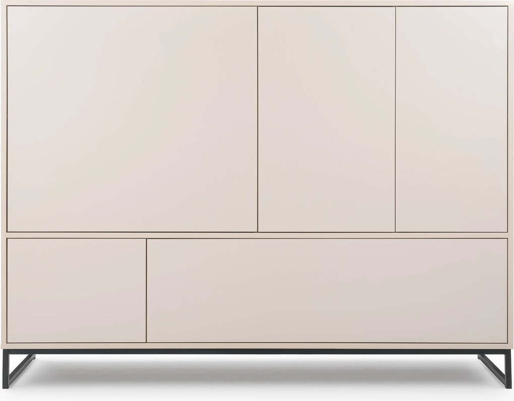 STO Komoda GENUA, 160 cm Béžová