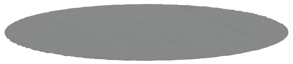 vidaXL Podložka pod bazén světle šedá Ø458 cm polyesterová geotextilie