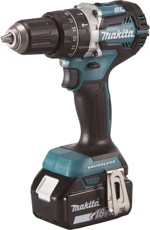 Makita Aku bezuhlíkový příklepový šroubovák DHP484RFJ Li-ion 18V 3,0 Ah,systainer