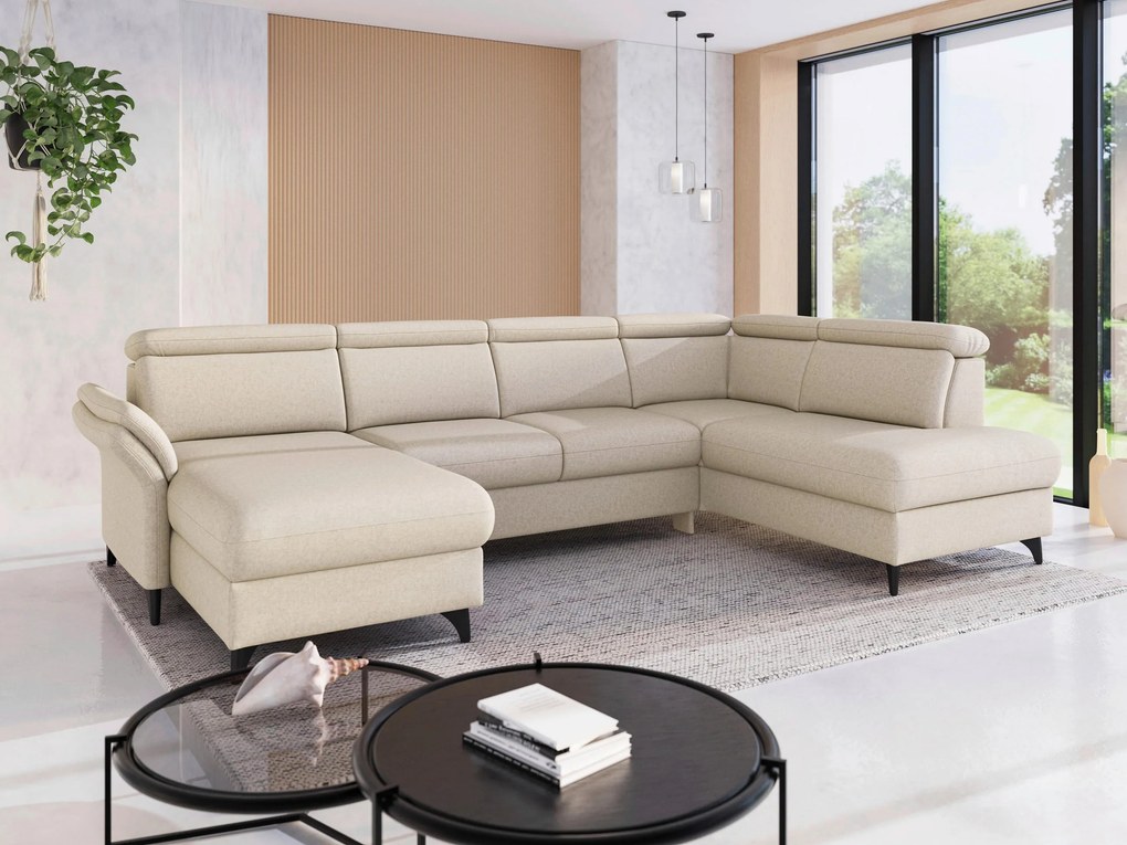XXXLutz SEDACÍ SOUPRAVA, textil, krémová Sit & More - Sedací soupravy - 00014402586B