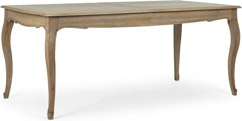 Rozkládací jídelní stůl s přídavnou deskou z mangového dřeva 90x180 cm Domitille – Bizzotto