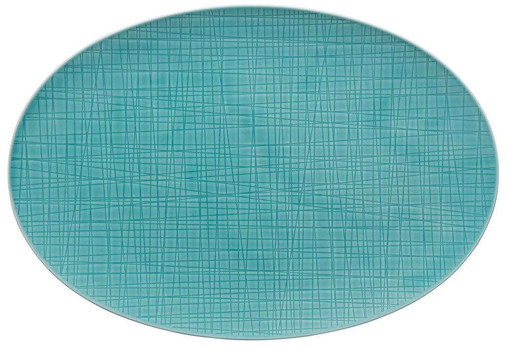 Rosenthal Servírovací talíř 34 x 24 cm Mesh Colours Aqua