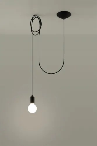 Lustr SOLLUX Edison 1 E27 1x60W bez zdroje SL.0369