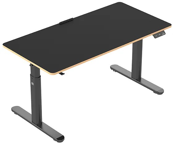Lama Plus Elektricky výškově stavitelný stůl pro děti PULSAR — 120 cm, černá