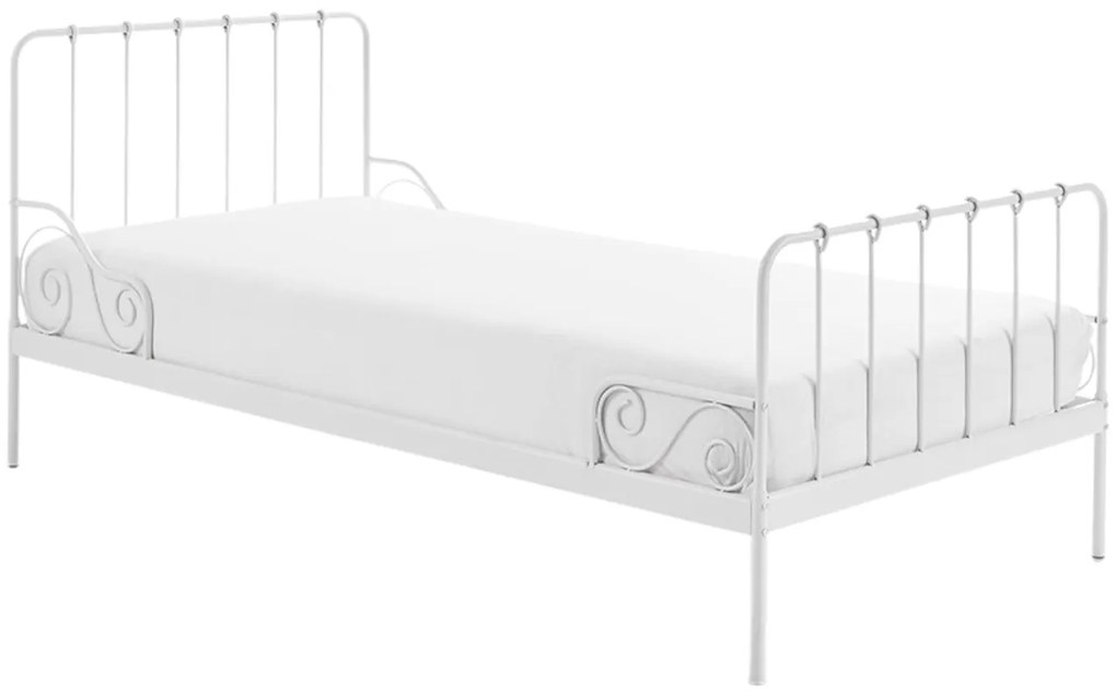 OnaDnes -20% Bílá kovová postel Vipack Alice 90 x 200 cm