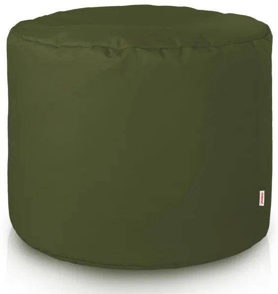 Taburetka Cilindro tmavězelená OUTDOOR