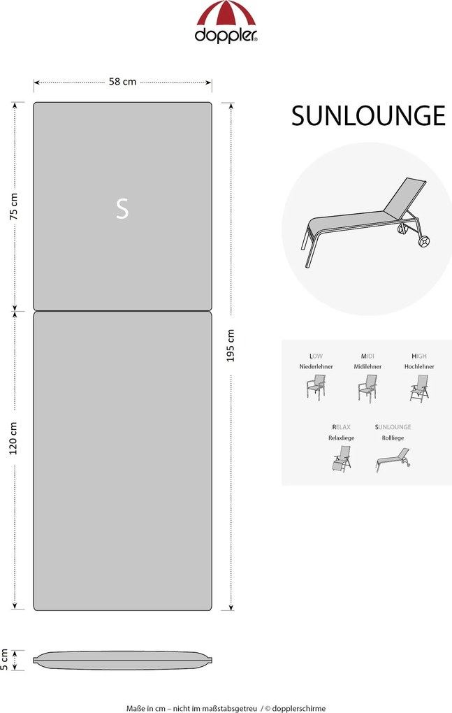 Doppler HIT UNI 7846 polstr na lehátko