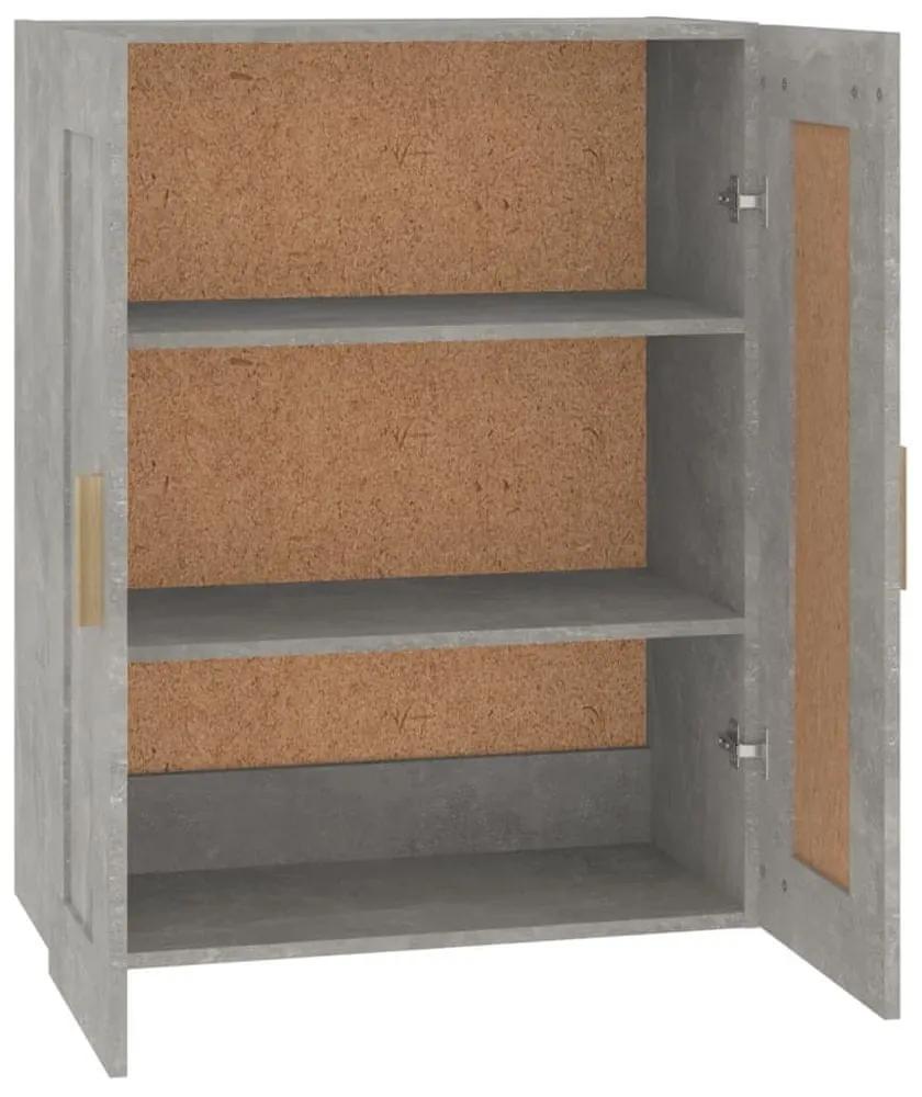 Petromila Nástěnná skříňka betonově šedá 69,5x32,5x90 cm kompozitní dřevo