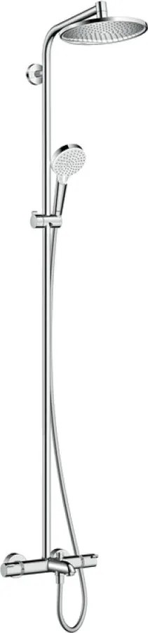 Hansgrohe Crometta S, Showerpipe 240 1jet s vanovým termostatem, chromová, HAN-27320000
